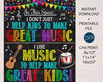 Music Teacher Classroom Printable Poster, Drama Teacher Performing Arts ...