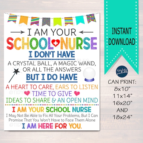 School Nurse Office Decor I Am Your School Nurse Sign - Etsy