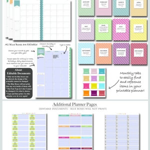 Printable Counselor Planner: Editable School Psychologist Planner ...