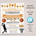 EDITABLE Basketball Fundraiser Flyer, Printable PTA PTO Flyer, School ...