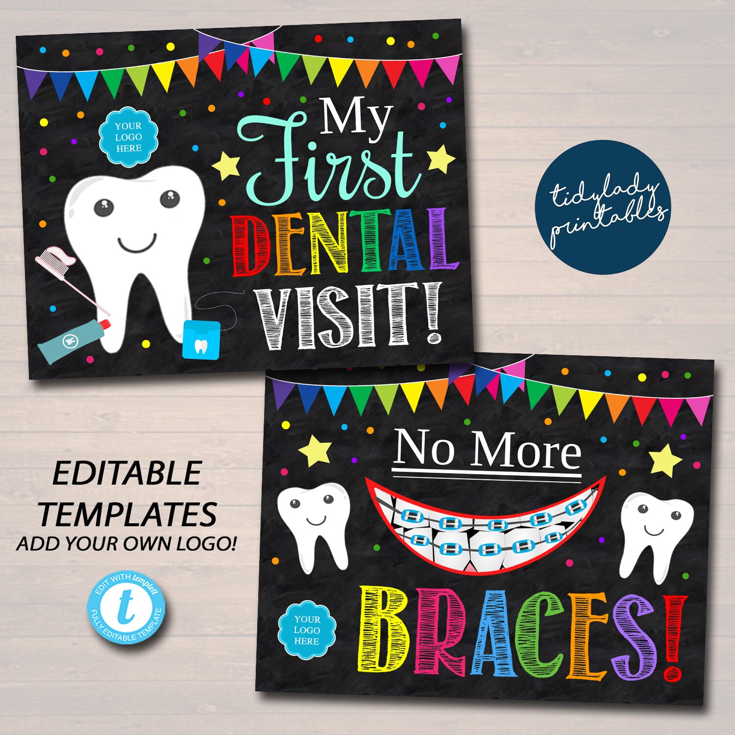 Pediatric Dental Office Photo Props: Kids Oral Hygiene (INSTANT ...
