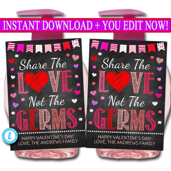 Valentine's Day Soap Label Gift, Staff Teacher Nurse Volunteer ...