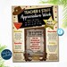 Western Themed Teacher Appreciation Week Itinerary Poster, Wild West ...