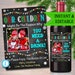 EDITABLE Christmas Teacher Gift End of School Year Wine Label INSTANT ...