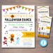 EDITABLE Halloween School Dance Set School Dance Flyer Party Invite ...