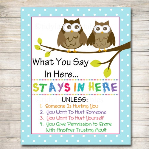 Counseling Office Confidentiality Poster Counselor Office - Etsy