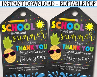 INSTANT DOWNLOAD Have a Sweet Summer / Gift Tags Teachers PTO - Etsy
