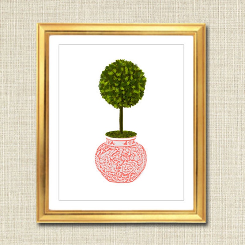 Pink Topiary - Etsy