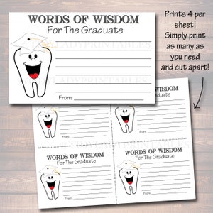 Dental Graduation Party Signs: Chalkboard Decor (INSTANT DOWNLOAD) - Etsy