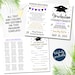 Graduation Ceremony Program Template, High School Graduation College ...