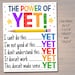 The Power of yet Printable Poster: Growth Mindset Classroom Decor ...