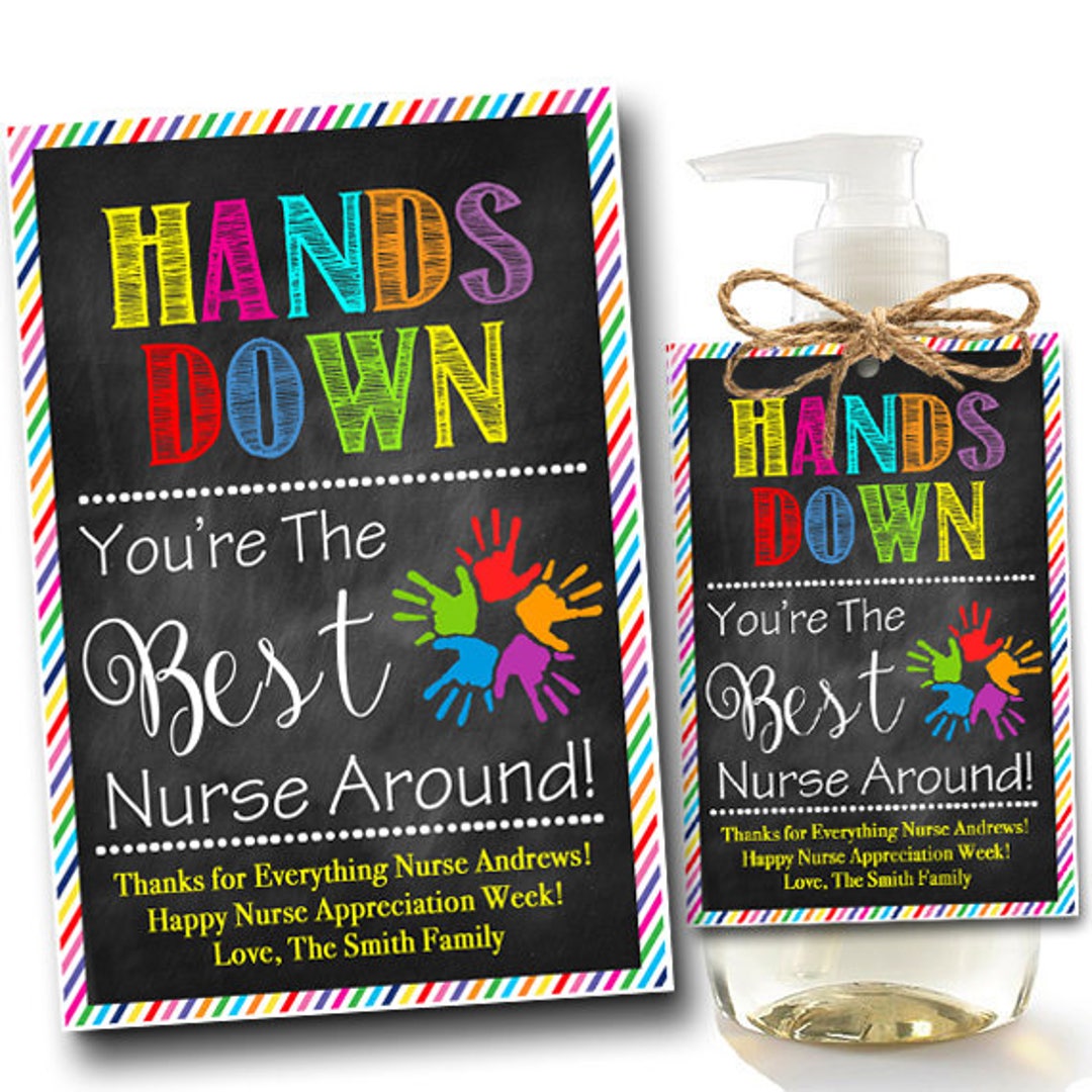 EDITABLE Soap Label Tags, End of School Year Nurse Gift, INSTANT ...
