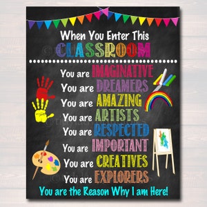 Art Teacher Printable Poster, Classroom Decor, Kindergarten Preschool ...