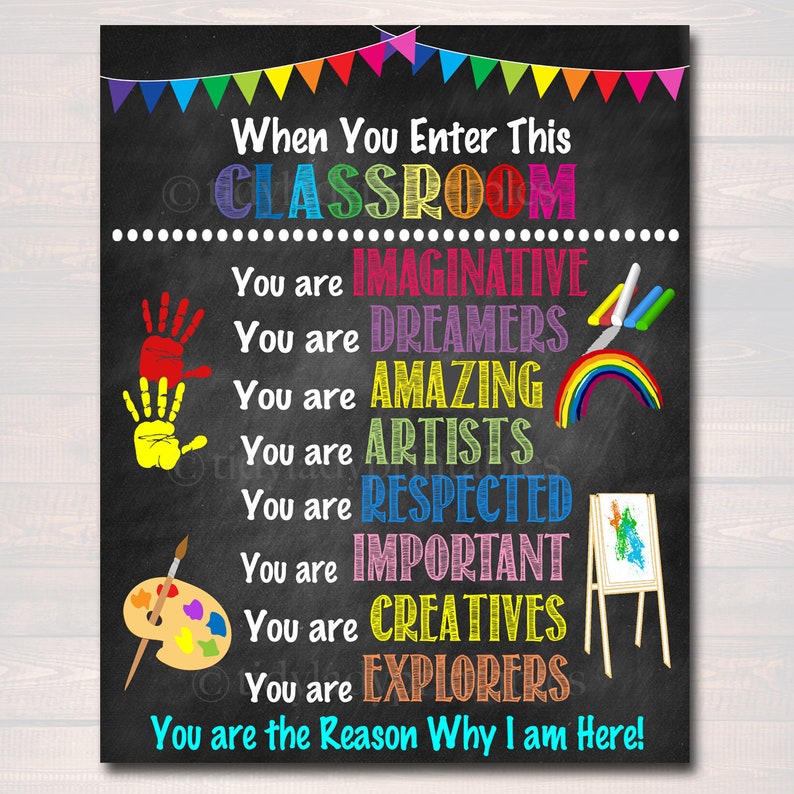 Art Teacher Printable Poster Classroom Decor Kindergarten - Etsy Canada