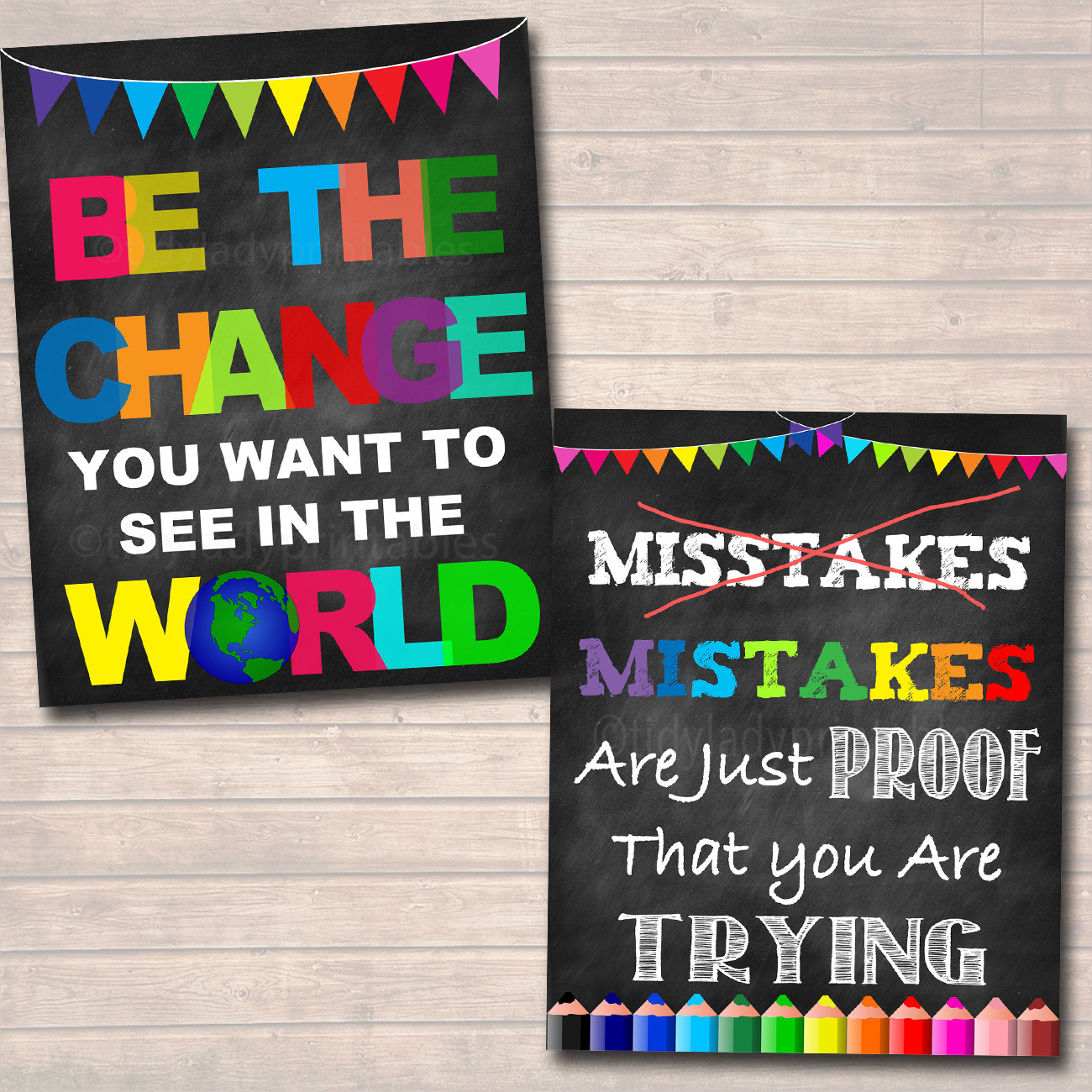 30% off PRINTABLE Classroom Poster Set Decor Motivational | Etsy