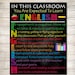 Buy ENGLISH Classroom Poster, English Classroom Decor, Classroom Rules ...