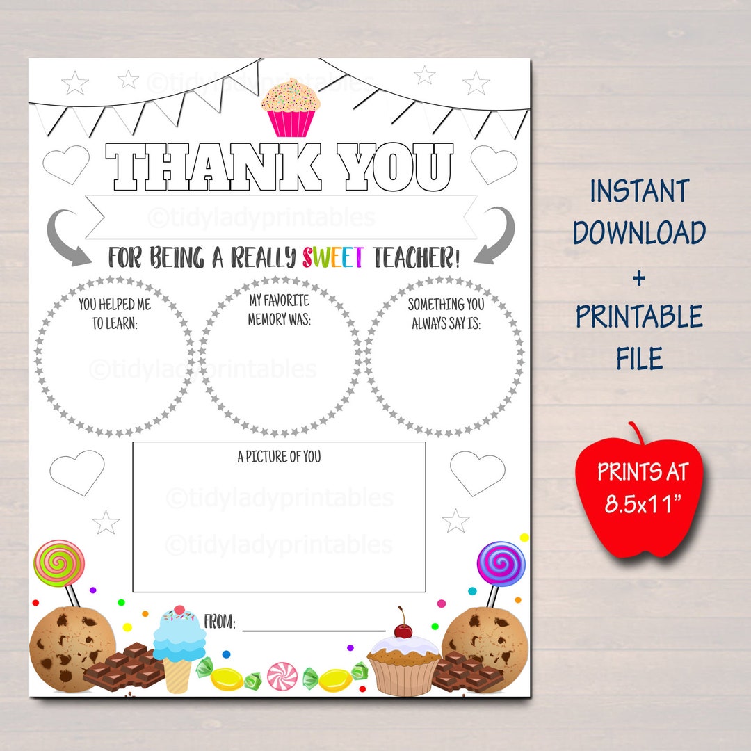 Teacher Appreciation Week Printable, Classroom Teacher Survey, All ...