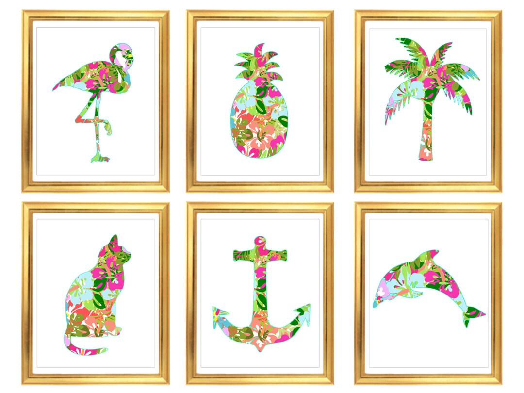 Tropical Decor Printables, INSTANT DOWNLOAD, Chinoiserie Chic, Palm ...
