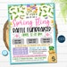 Spring Fling Raffle Flyer Template: Editable Fundraiser (digital ...