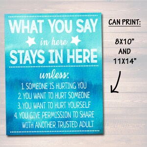 Counseling Office Confidentiality Poster and Where is the Counselor ...