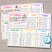 Home School Schedule, Daily Weekly Subject Checklist, Homework ...