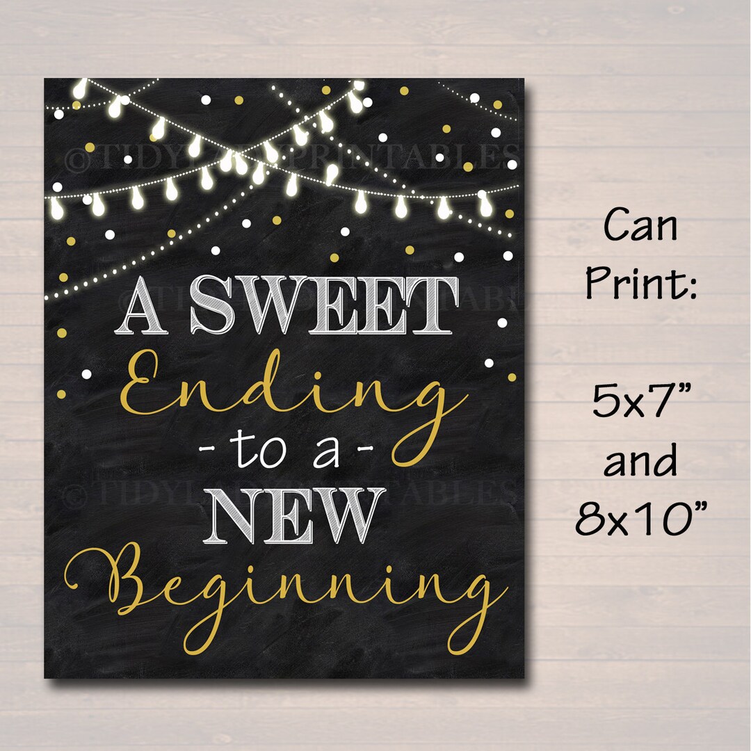 Retirement Party Sign: Chalkboard Dessert Table Decor (digital Download ...