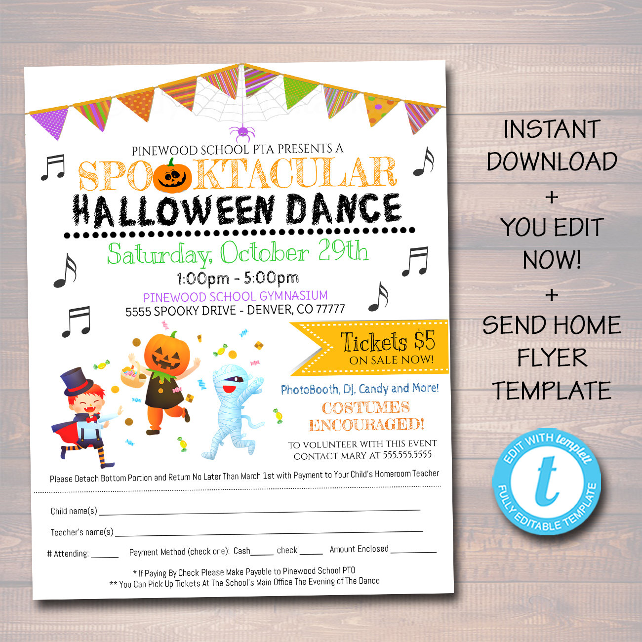 Halloween Dance Flyer