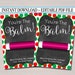 EDITABLE Lip Balm Tags, Christmas Teacher Gift INSTANT DOWNLOAD, Coach ...