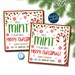 Christmas Mint Candy Gift Tags: Editable Holiday Favor (digital) - Etsy