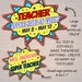EDITABLE Teacher Appreciation Superhero Themed Decor, Digital Files ...