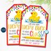 Lucky Duck Back to School Gift Tag: Editable Printable (2.75x4") - Etsy