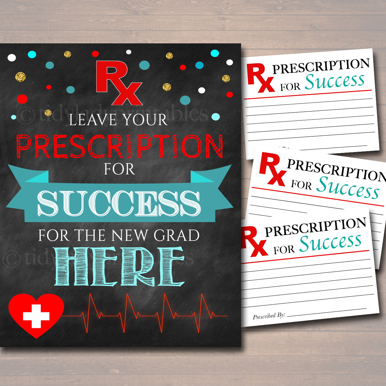 Prescription Success Cards Printables - Etsy