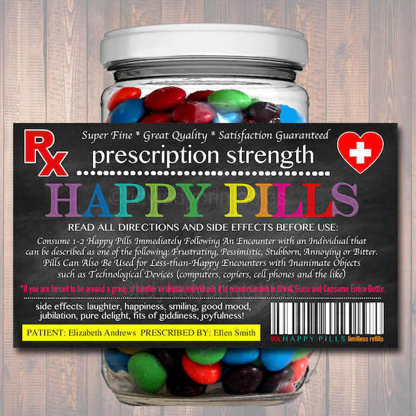 Happy Pills - Etsy