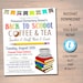 EDITABLE Teacher Staff Meet and Greet Breakfast Social, Printable PTA ...