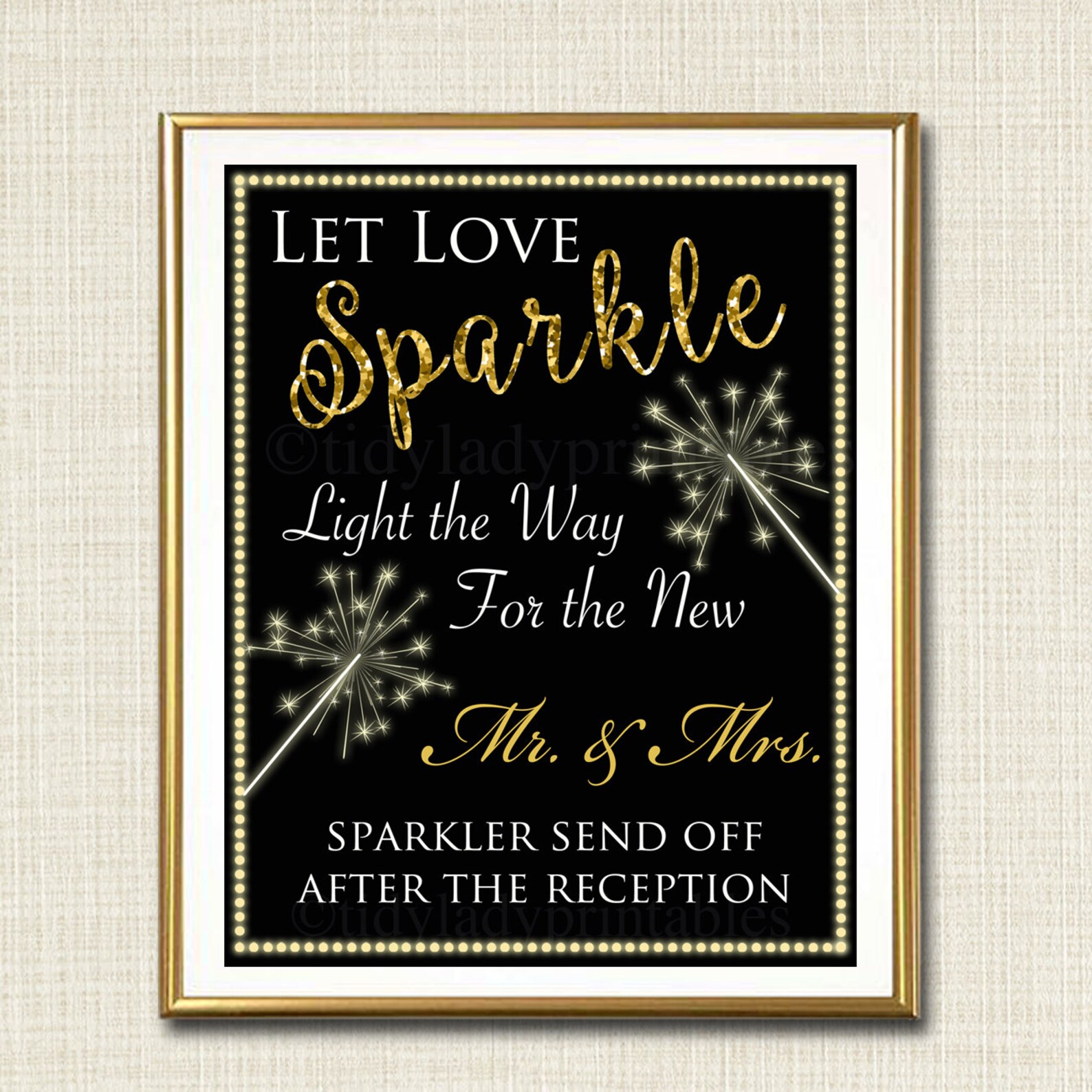 Sparkler Send off Sign Wedding Reception Decor Sign Sparkler - Etsy