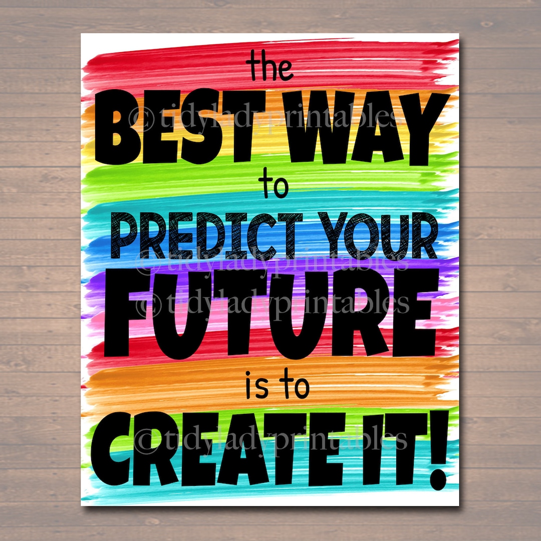 Motivational Classroom Poster: Rainbow Watercolor Teen Art (digital ...