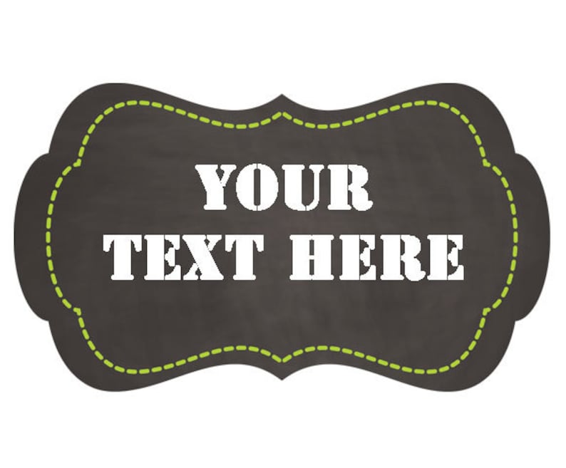 Chalkboard Labels printable Labels INSTANT and EDITABLE - Etsy