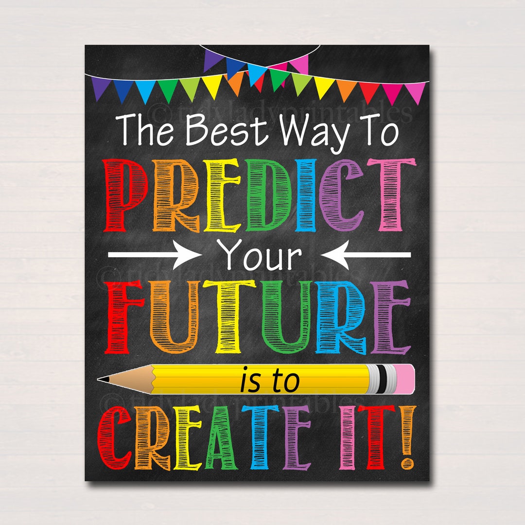 Motivational Classroom Poster: Create Your Future, Teen Art (digital ...
