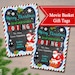 EDITABLE Christmas Movie Gift Tags, Secret Santa, Printable Teacher ...