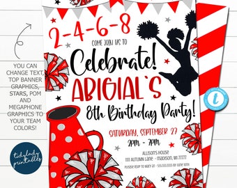 Cheerleader Birthday - Etsy