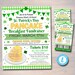 St. Patricks Day Pancake Breakfast Fundraiser Flyer and Ticket Set ...