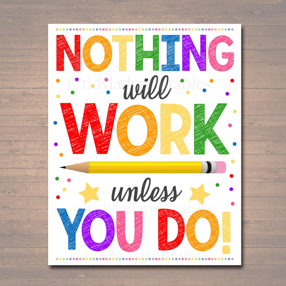 Motivational Classroom Poster: Colorful School Counselor Office Decor ...
