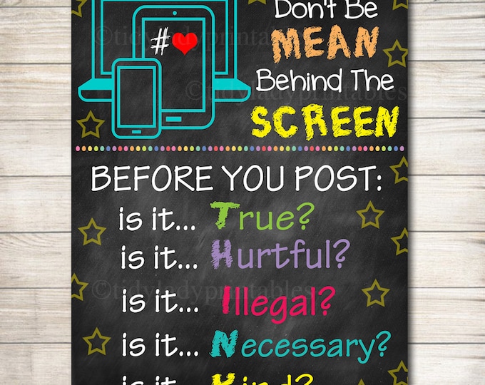 Computer Lab Poster Set, Classroom Decor, Set of 7 Computers Class ...