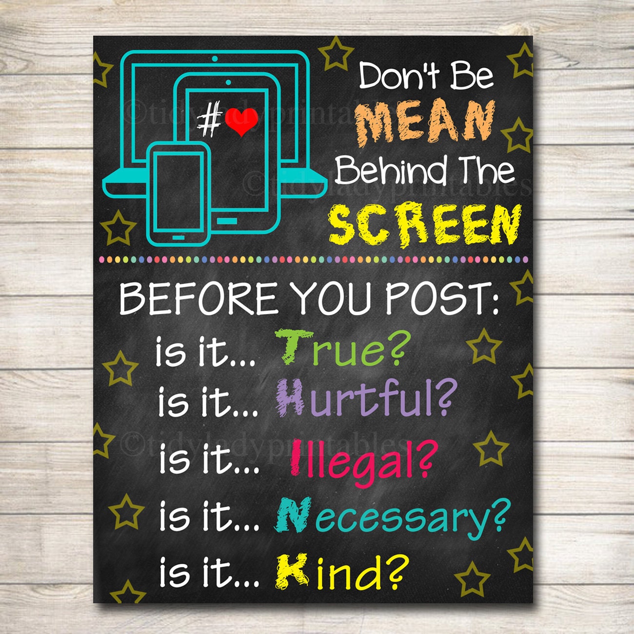 Anti Cyber Bullying Posters