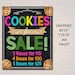 Cookie Booth Price Sign, Stop Cookies for Sale Printable Cookie Drop ...