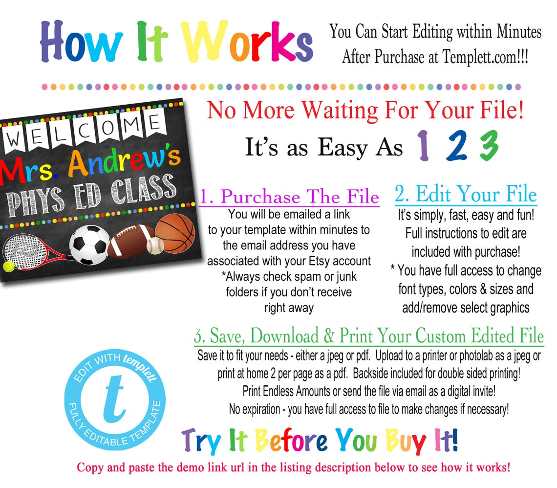 EDITABLE Gym Teacher Classroom Door Sign Printable Classroom | Etsy