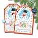 Christmas Gift Tags, Hope Your Holiday is Won-doh-ful Printable ...