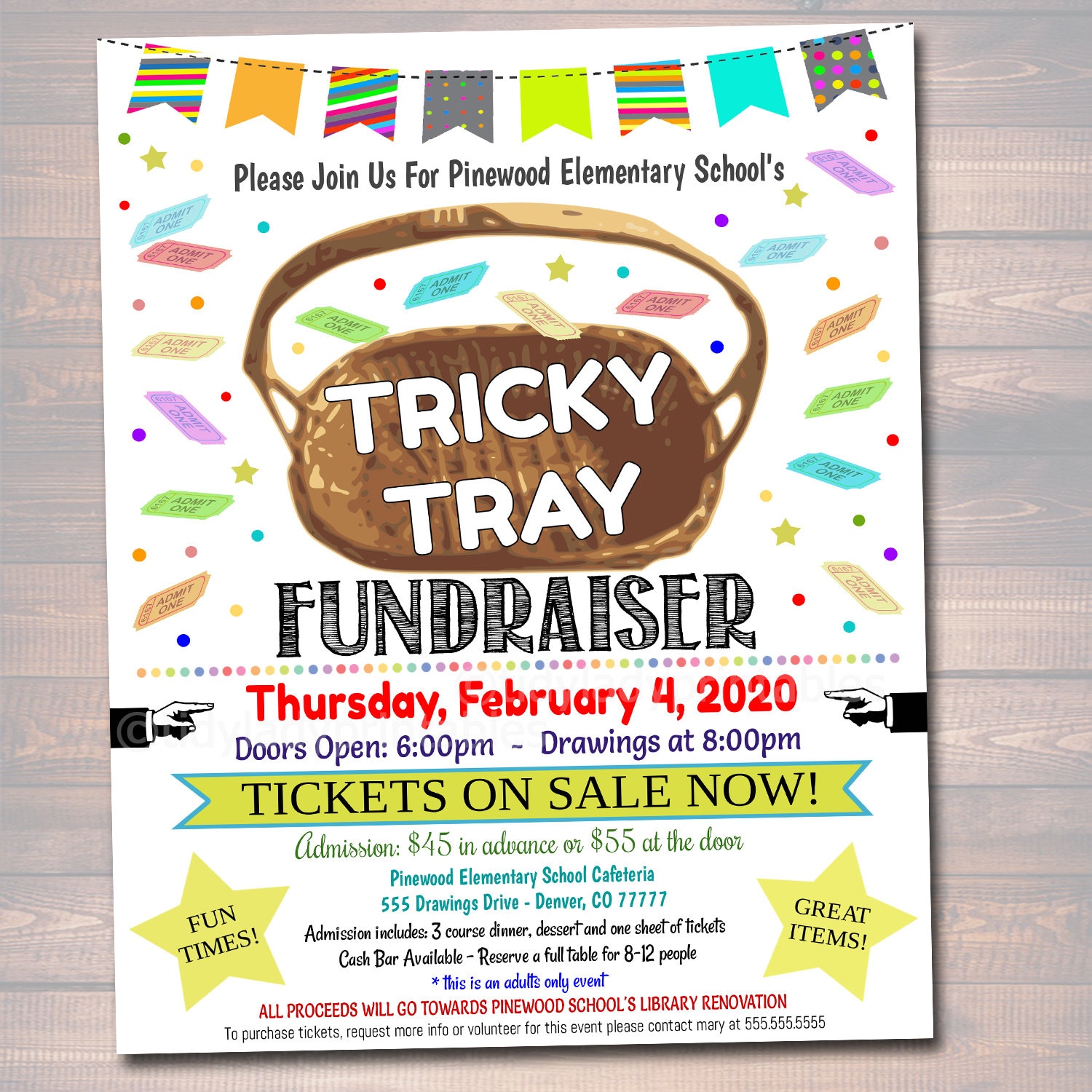 Tricky Tray Baskets