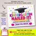 EDITABLE DATE Kindergarten Graduation Photo Prop, Last Day End of ...