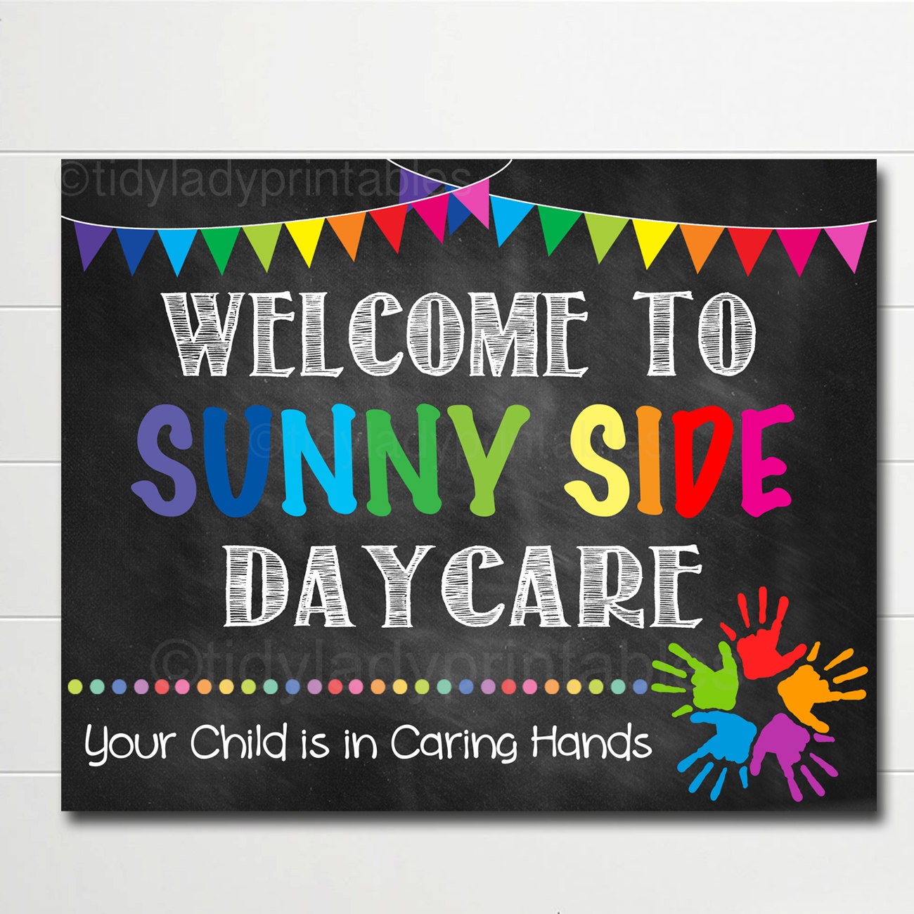 EDITABLE Daycare Door Sign Child Care Sign Daycare Door | Etsy Canada